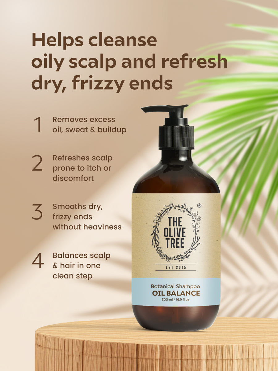 Oily Scalp Set (Oily Balance Shampoo + Conditioner ) For Oil Control ...