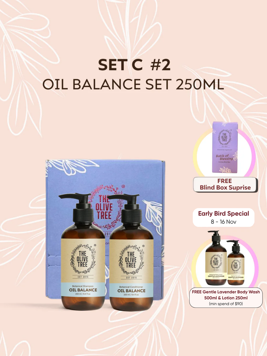 [2025 Holiday Collection] Set C #2 - 250ml Oil Balance Shampoo & Condi ...